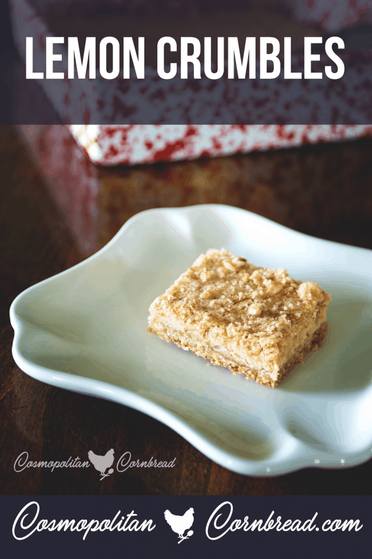 Crunchy Creamy Lemon Crumbles | Cosmopolitan Cornbread