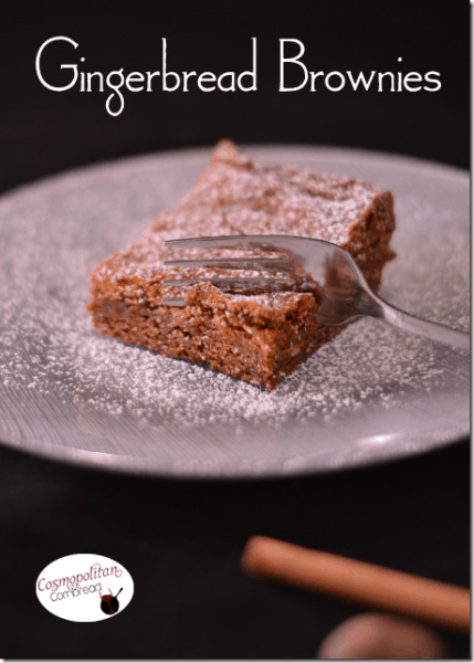Gingerbread Brownies | Cosmopolitan Cornbread