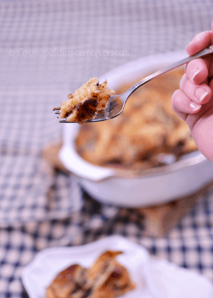 Nutella Bread Pudding | Cosmopolitan Cornbread