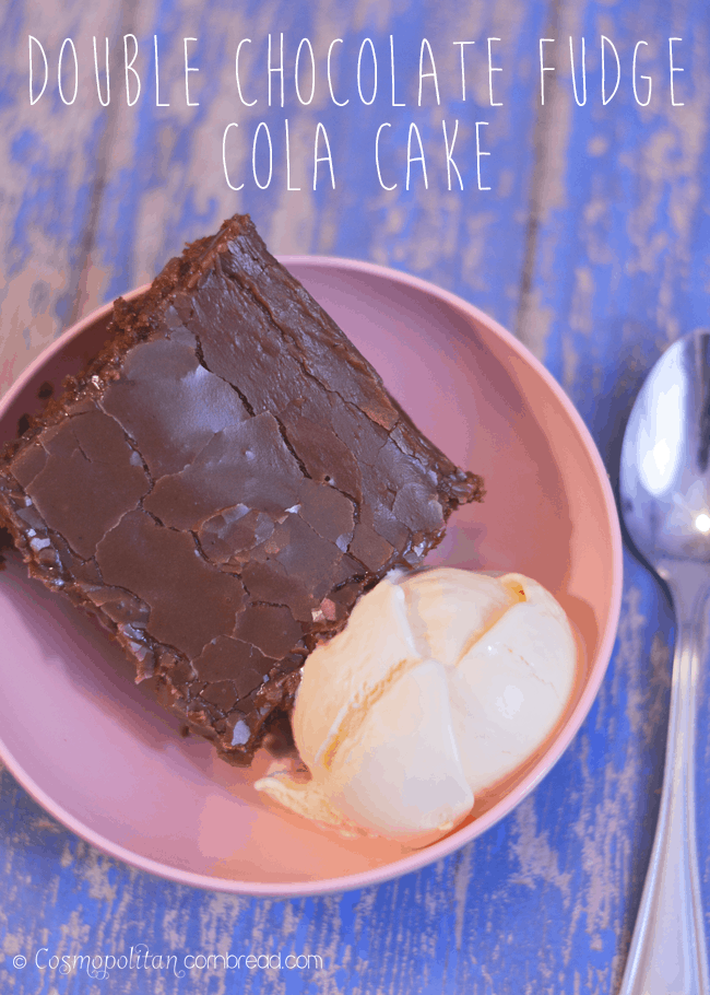 Double Chocolate Fudge Cola Cake | Cosmopolitan Cornbread