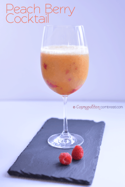 Peach Berry Cocktail | Recipes Inspired by the Farmers Market