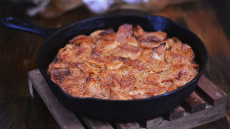 Caramel Bread Pudding | Cosmopolitan Cornbread