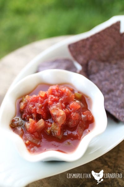 How to Make Homemade Salsa | Cosmopolitan Cornbread