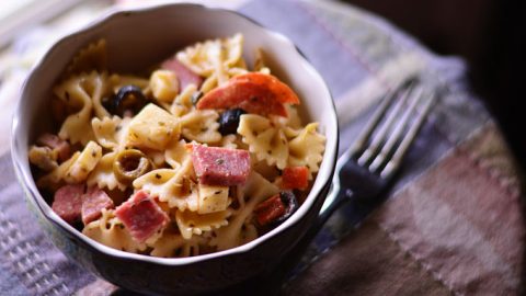 Muffuletta Pasta Salad | Cosmopolitan Cornbread