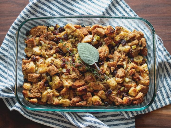 The Best Traditional Herbed Dressing | Cosmopolitan Cornbread