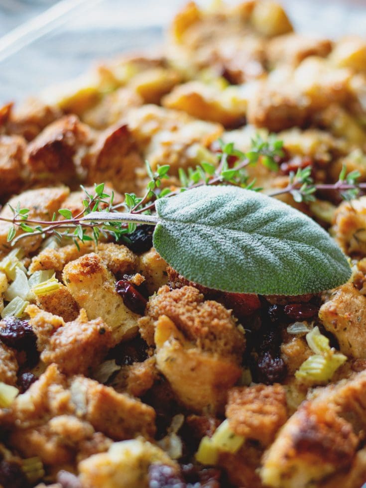 The Best Traditional Herbed Dressing | Cosmopolitan Cornbread