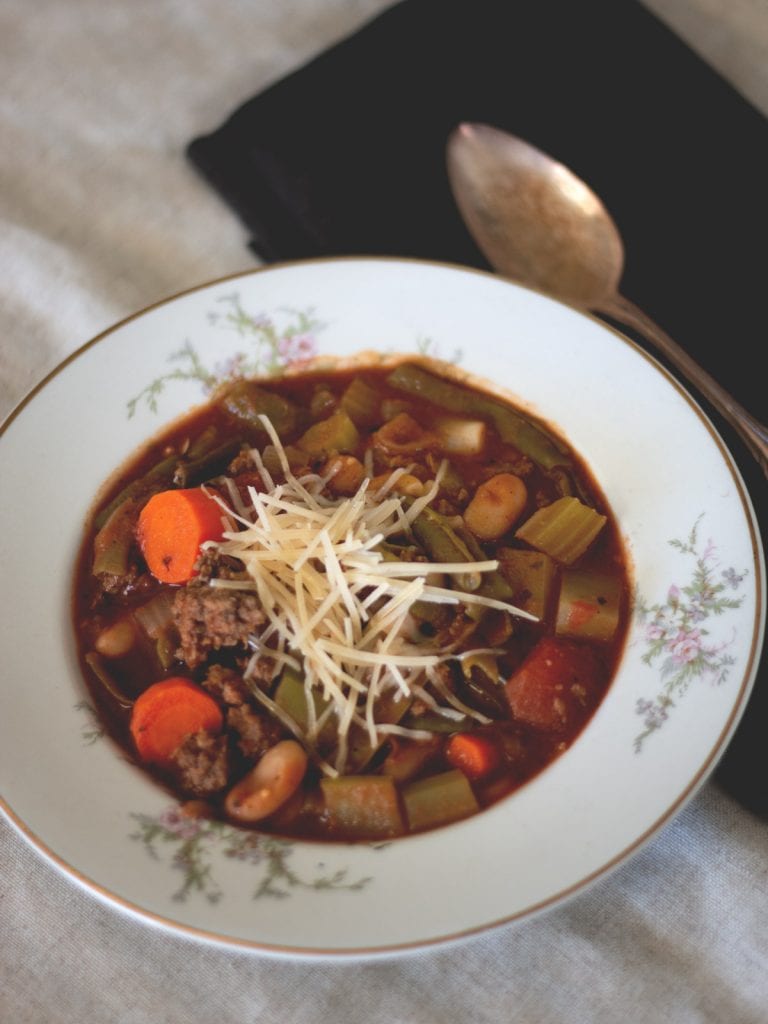 Hearty Italian Vegetable Soup (with Recipe Video) | Cosmopolitan Cornbread