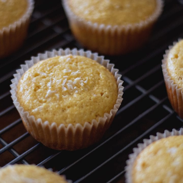 Paleo Lemon Coconut Muffins | Cosmopolitan Cornbread