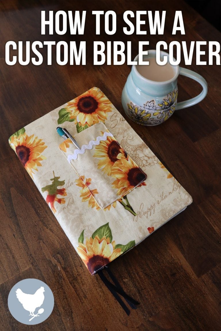 How to Sew a Custom Bible Cover (with Video) | Cosmopolitan Cornbread