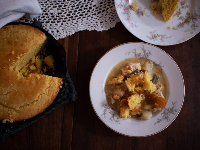 Creamy Country Style Chicken & Cornbread (with Recipe Video ...