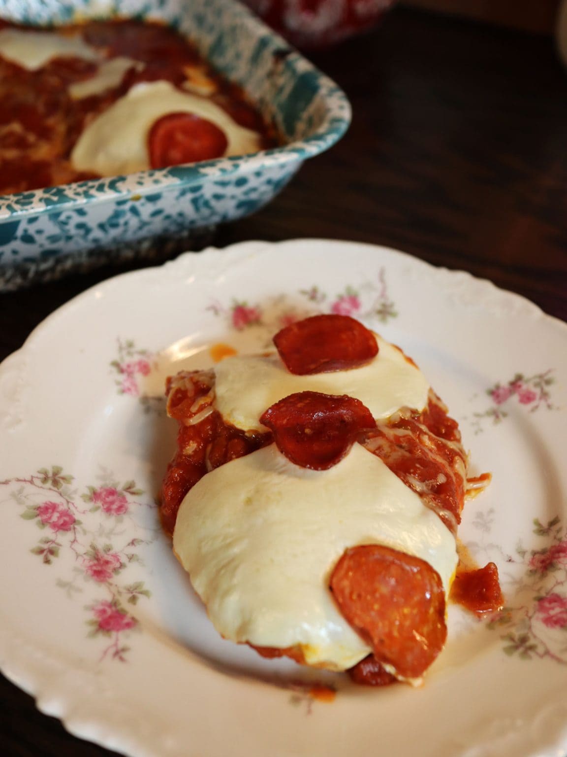 Pizza Chicken Bake | Keto (with Recipe Video) | Cosmopolitan Cornbread