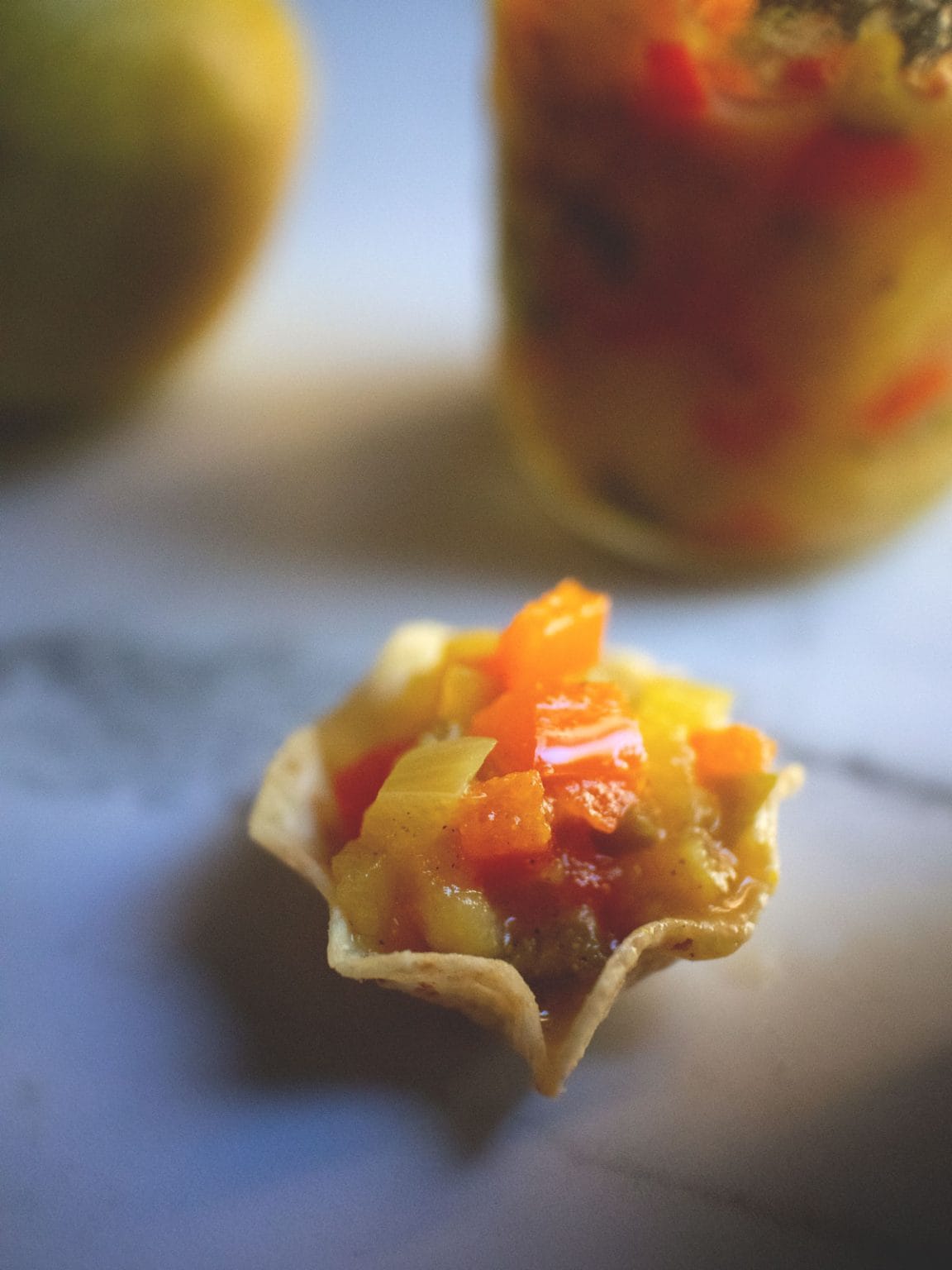 Pepper Pear Salsa (with Canning Video) | Cosmopolitan Cornbread