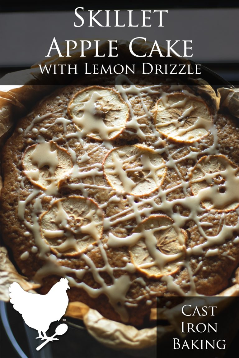 Skillet Apple Cake with Lemon Drizzle | Cosmopolitan Cornbread